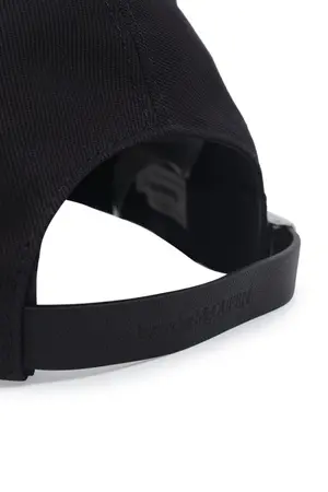 Alexander McQueen Embroidered Logo Baseball Cap - Black
