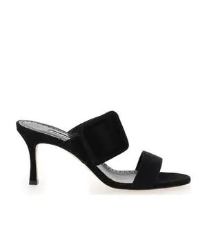 Manolo Blahnik Gable High-heeled Muller Sandals