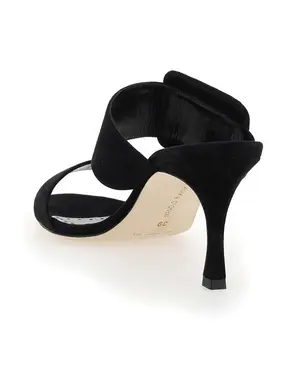 Manolo Blahnik Gable High-heeled Muller Sandals