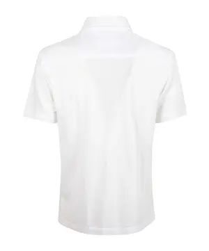 Zegna Buttoned Piped-trim Polo Shirt