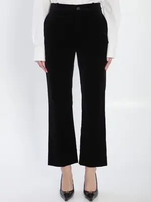 Saint Laurent Velvet Tailored Trousers