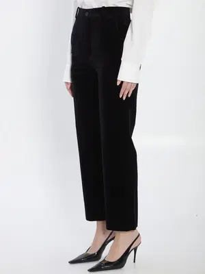 Saint Laurent Velvet Tailored Trousers