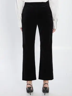Saint Laurent Velvet Tailored Trousers