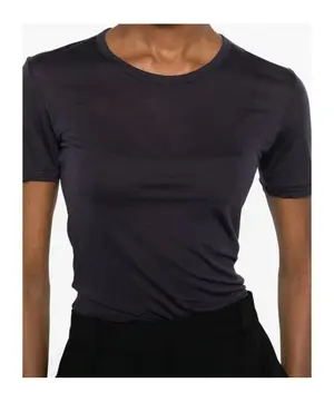 ANINE BING Sylvie Round-neck T-shirt - Black
