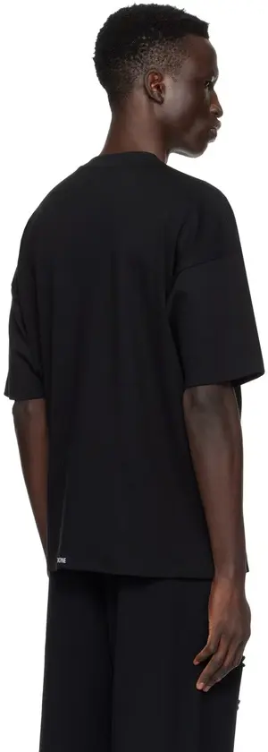 We11Done Skull Pattern T-shirt - Black