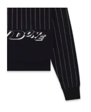 We11Done Striped Round Neck Sweater