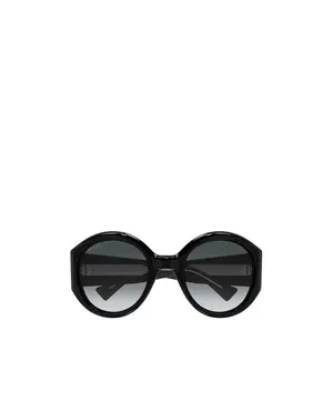 Gucci Round Frame Sunglasses - Black