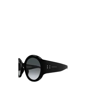 Gucci Round Frame Sunglasses - Black