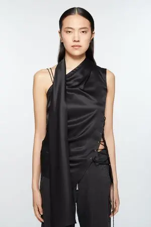 Acne Studios Asymmetric Satin Blouse
