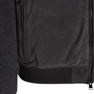 Canali Suede Wool Zipper Jacket