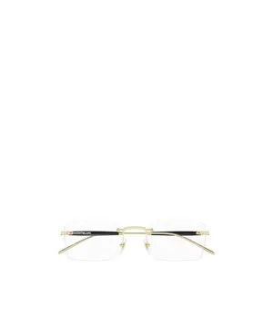 Montblanc Rimless Rectangular Eyeglasses - Gold