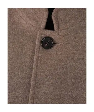 Loro Piana Button-up Coat With Stand Collar
