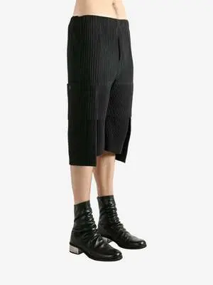 Issey Miyake Homme Plissé Pleated Cargo Shorts