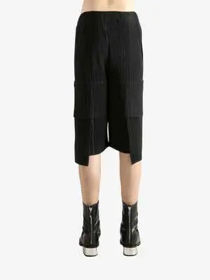 Issey Miyake Homme Plissé Pleated Cargo Shorts