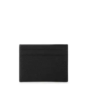Dolce & Gabbana Dolce Gabbana Logo Plaque Cardholder - Black