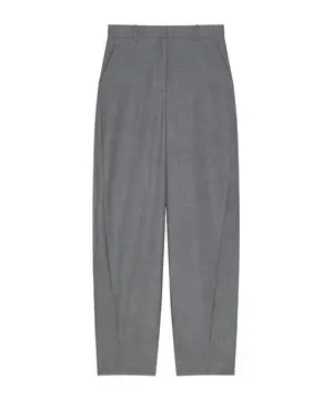 Givenchy Cocoon Tailored Wool Pants - Gray
