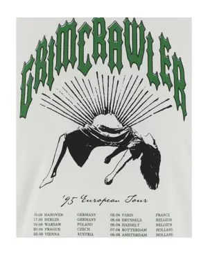 Raf Simons Sleeveless Grimcrawler Print T-shirt