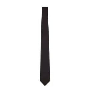 Giorgio Armani Pure Silk Neck Tie - Black