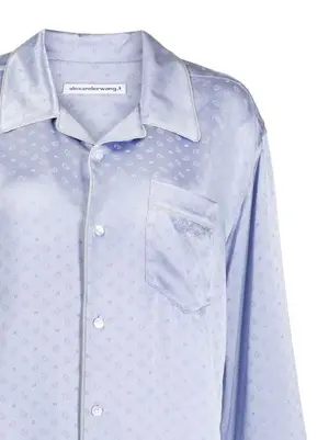 Alexander Wang Long Sleeve Button Down Shirt With Pocket