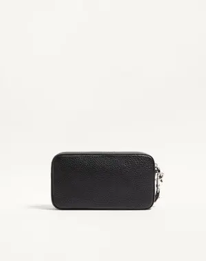 Valentino Garavani Rockstud Zip-up Pouch - Nero