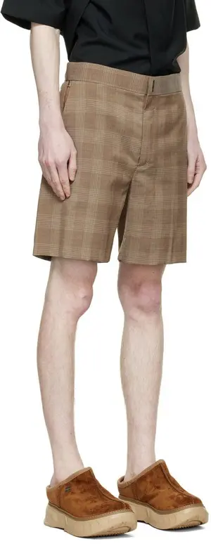 Givenchy Prince Of Wales Pattern Bermuda Shorts