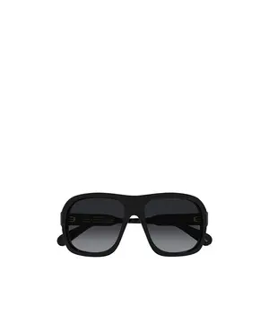 Chloé Eyewear Square Frame Sunglasses - Black
