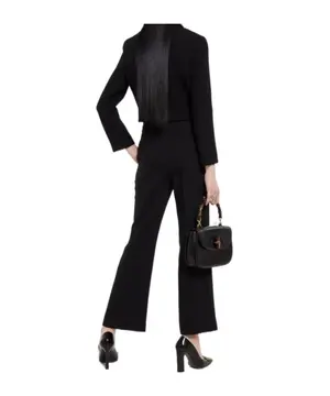 Gucci Crêpe Wool Pants With Double G Button