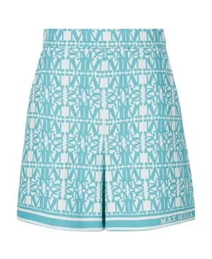 Max Mara Graphic Jacquard High-waisted Shorts