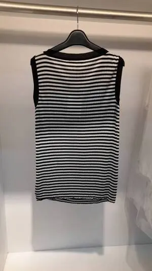 Max Mara Sleeveless Striped Vest