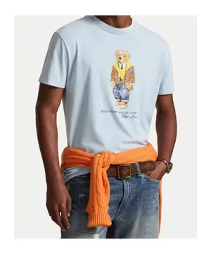Polo Ralph Lauren Bear-printed Crewneck T-shirt