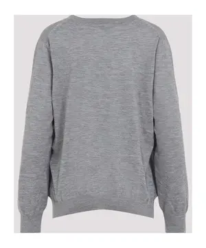 Bottega Veneta V-neck Fine Knit Jumper