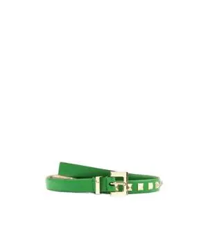 Valentino Garavani Metal Logo Belt - Green