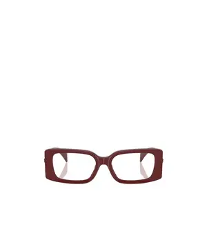 Versace Full Rim Eyeglasses - Red