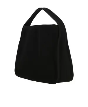 Alexander Wang Ryan Ribbed Knit Large Tote Bag - Black