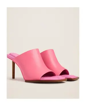 Jacquemus Asymmetrical Geometric Mules