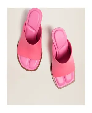 Jacquemus Asymmetrical Geometric Mules