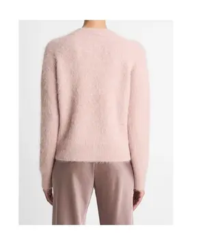 Vince Long-sleeved Crewneck Jumper - Beet Root