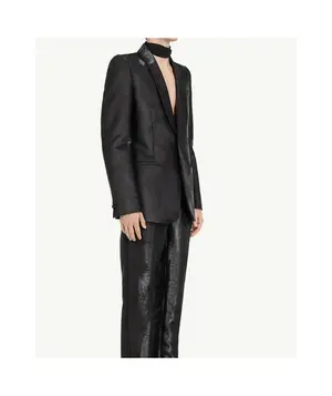 MAISON MARGIELA Single-breasted Textured Blazer