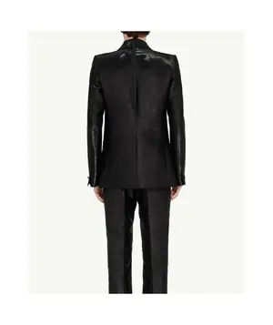 MAISON MARGIELA Single-breasted Textured Blazer