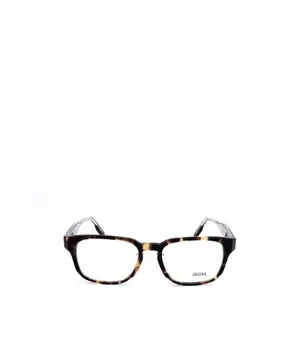 Zegna Rectangle Frame Eyeglasses - White