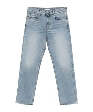 TOTEME Straight Leg Jeans - Light Blue
