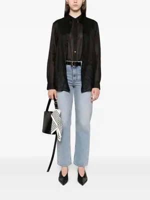 TOTEME Straight Leg Jeans - Light Blue