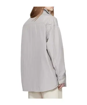 MAISON MARGIELA Long-sleeved Shirt With Embroidered Logo