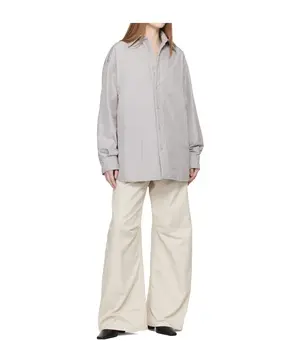MAISON MARGIELA Long-sleeved Shirt With Embroidered Logo
