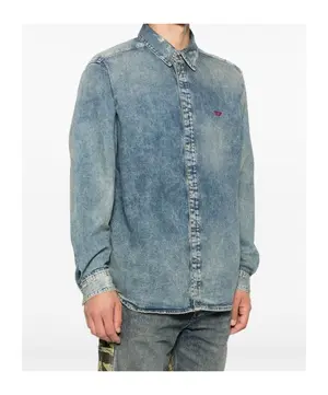 DIESEL® D-simply Denim Shirt - Gray
