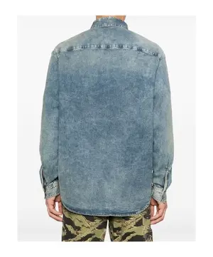 DIESEL® D-simply Denim Shirt - Gray