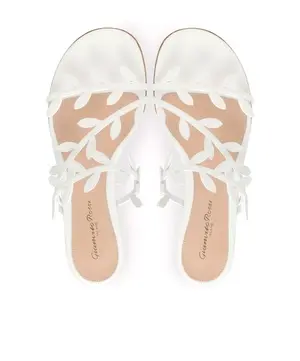 GIANVITO ROSSI Flavia Slip-on Sandals - White