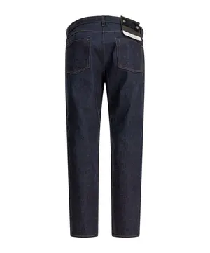Stone Island Straight Leg Jeans - Blue