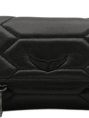 Zadig&Voltaire Quilted Strap-chain Shoulder Bag - Black