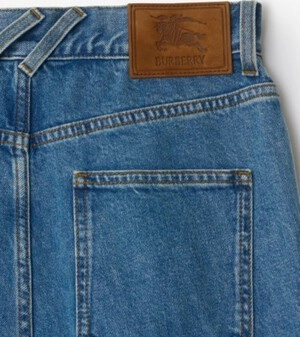 Burberry High Waist Bootcut Jeans